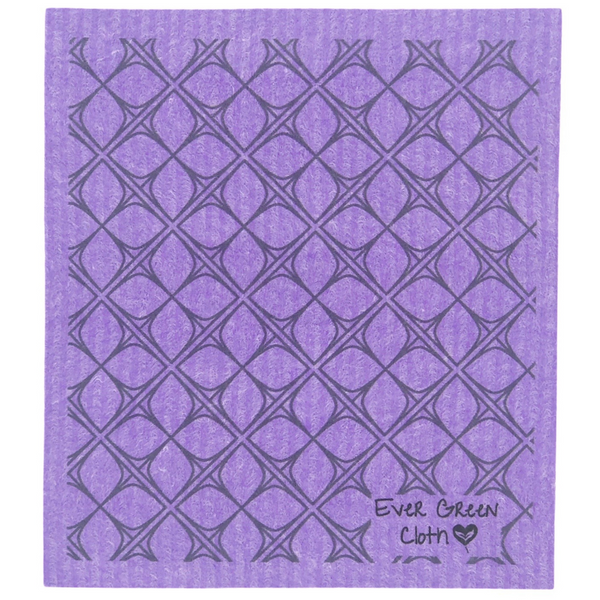 Ever Green Cloth | Swedish Dishcloth Paris Art Deco | Sponge Cloth